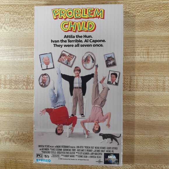 Mca | Media | Problem Child 99 Vhs John Ritter Gilbert Gottfried ...